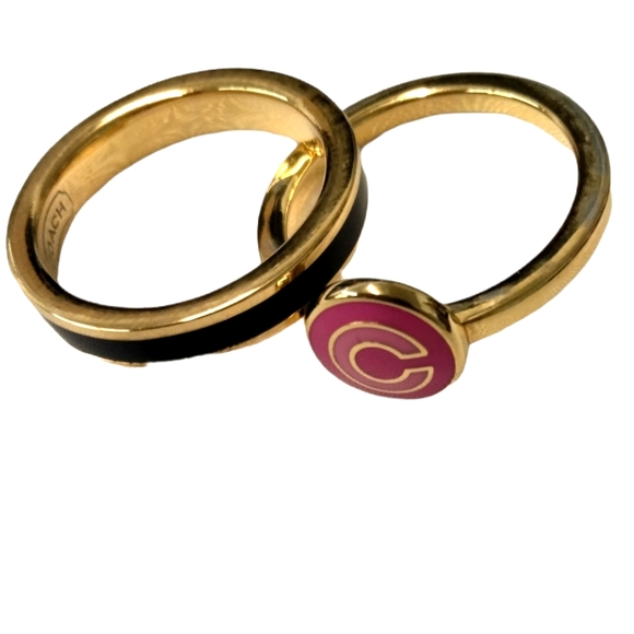 Coach | Jewelry | Coach Stack Rings | Poshmark